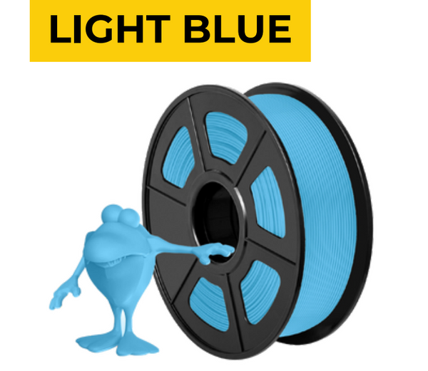 Matte Light Blue PLA – SolidForms